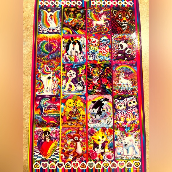Lisa Frank | Office | Lisa Frank Sticker Sheet Rare New Colorful ...